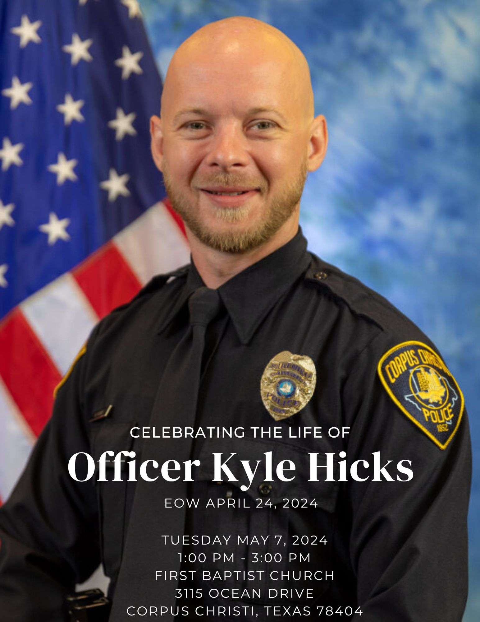 OFFICER KYLE HICKS CELEBRATION OF LIFE | CCPD Blotter